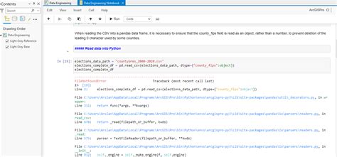 Filenotfounderror Esri Community