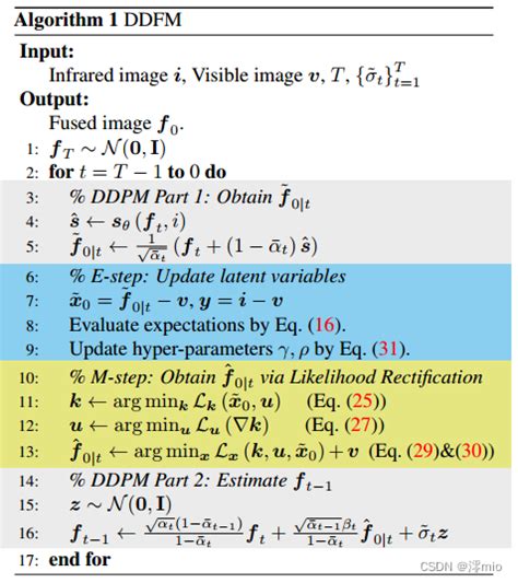 深度学习论文分享（五）ddfm Denoising Diffusion Model For Multi Modality Image