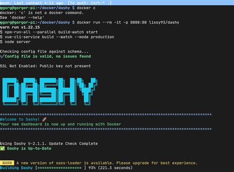 Bug Docker Rebuilds The App Every Time The Container Is Restarted · Issue 877 · Lissy93dashy