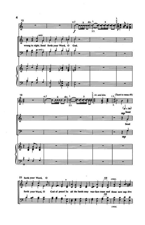 Send Forth Your Word O God Von Milburn Price Noten Für Gemischten Chor