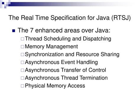 Ppt Distributed Real Time In The Rtsj Powerpoint Presentation Free