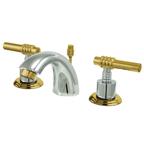 Kingston Brass Ks2954ml Mini Widespread Lavatory Faucet Polished