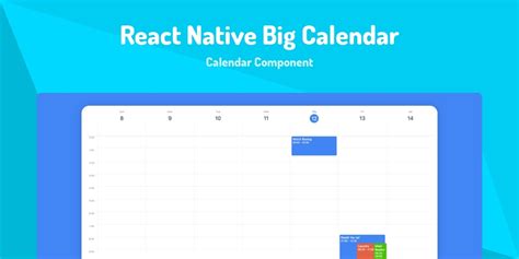React Native Big Calendar Calendar Component Made With Reactjs