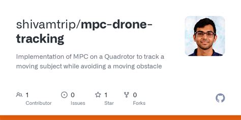 Github Shivamtripmpc Drone Tracking Implementation Of Mpc On A Quadrotor To Track A Moving
