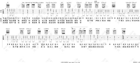 陈奕迅 孤独患者 弹唱 大伟吉他 吉他谱