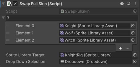 sprite swap examples 2d animation 9 0 4