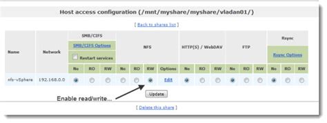 Installation Openfiler 299 And Configuring Nfs Share Page 3 Of 4 Esx Virtualization