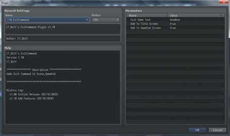 how to add a quit exit button to the scene gameend rpg maker forums