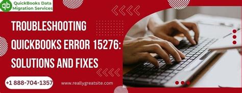Troubleshooting Quickbooks Error 15276 Solutions And Fixes