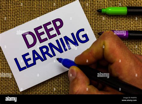 Text Sign Showing Deep Learning Conceptual Photo Hierarchical