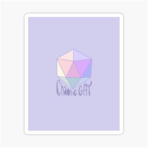 Chaotic Gay Graphic 453 Sticker For Sale By Ryanarmstrong1 Redbubble