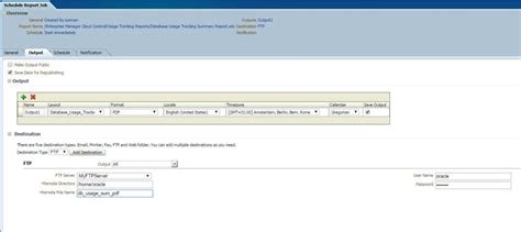 Usage Tracking Reports Using Oracle Enterprise Manager 13c As A Sam