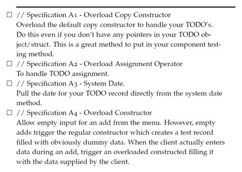 problem create a command line todo list program