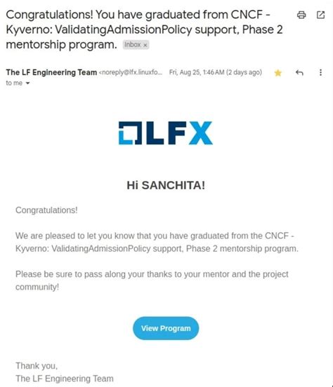 Lfx Opensource Cncf Kyverno Sanchita Mishra