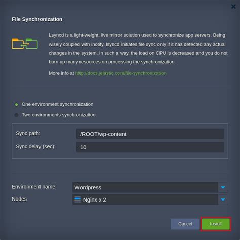 file synchronization in cluster virtuozzo dev docs