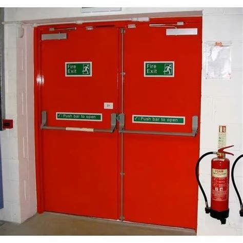Aluminium Hinged Push Bar Fire Exit Door At 450 Square Feet In Chennai ID 21529084891