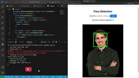 Python Flask Face Detection Simple Project Opencv And Haar Cascade