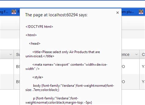 Javascript Sql Error Exception In Mvc Stack Overflow