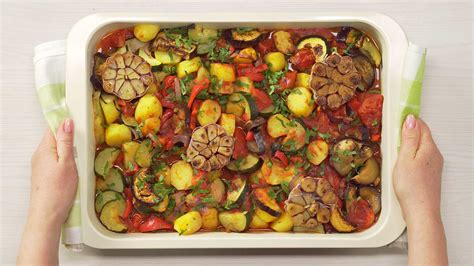 Летние овощи запеченные в духовке пошаговый рецепт с фото и видео от