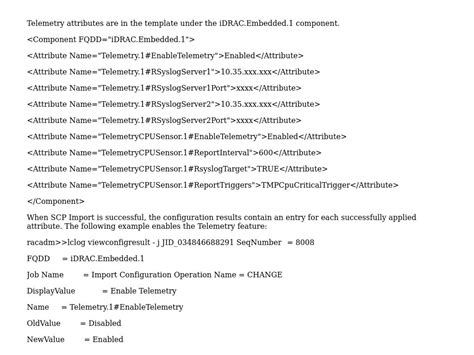 Example Server Configuration Profiles Reference Guide Dell Technologies Info Hub