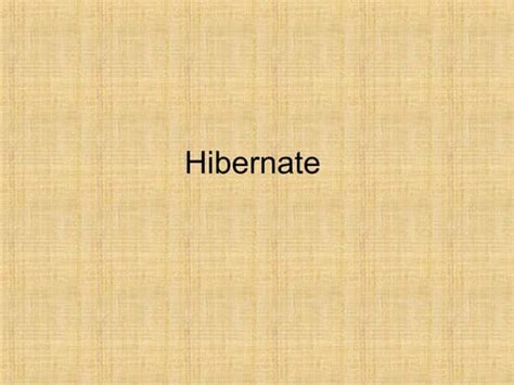 Hibernate Ppt