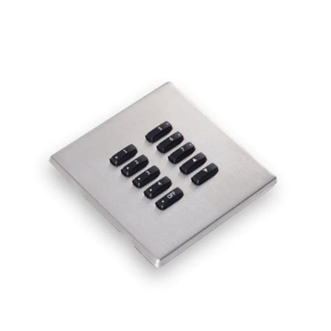 Wcm 100 The 10 Button Wired Modular Panel Evolution Electronics