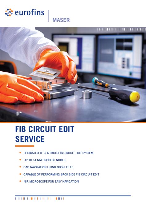 FIB Circuit Edit Service Eurofins MASER
