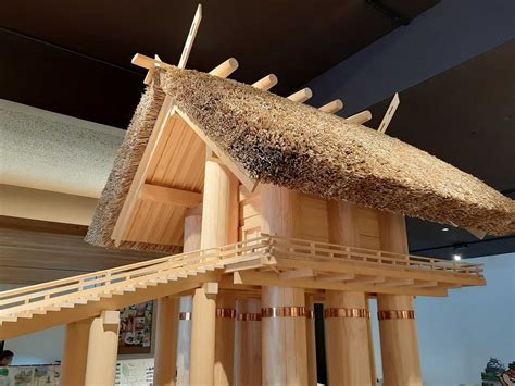 古代出雲大社神殿 1 25復元模型総檜作り見学 ラスベガス ロサンゼルスの旅 楽天ブログ