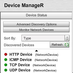 ADM Device Status Monitor Network Devices List AVTECH
