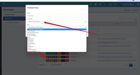 Tambahkan Link Statis Buku Tamu Agar Dapat Di Jadikan Menu Di Anjungan