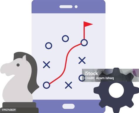 창조 A 성공 여정 지도 개념 성취 경로 벡터 아이콘 디자인 Ebusiness 전략 상징 마케팅 계획 기호 관리 와 운영 관리