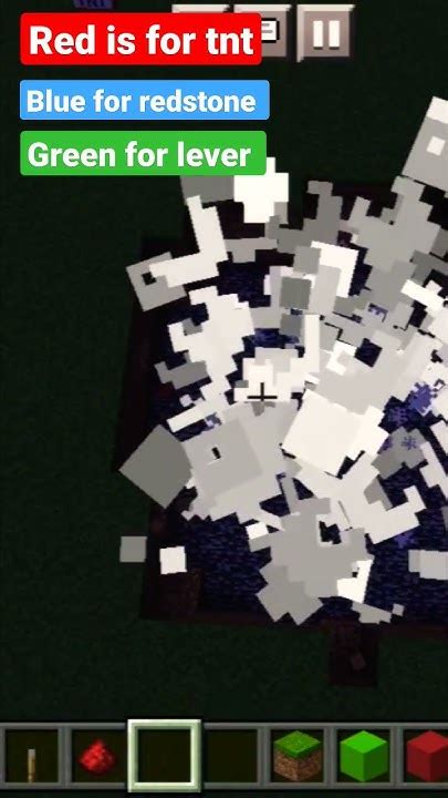 Minecraft Tnt Heart Trick ️ ️ Youtube