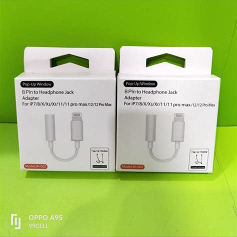Jual Sambungan Handset Lightning To Jack Audio 3 5m Jh 002 Sambungan Handsfree Lightning To Jack