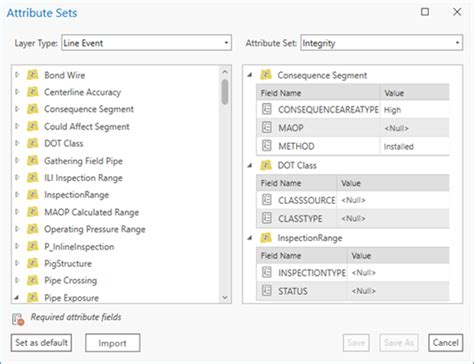 configure attribute sets—arcgis pro documentation