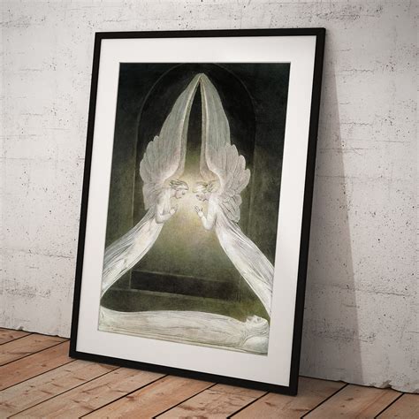 The Angels Hovering Over The Body Of Christ In The Sepulchre 1805 Poster By William Blake Pixels