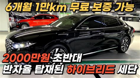 6개월 1만km 무료 보증 가능한 2000만원 초반대 가성비 좋은 반자율 탑재된 국내 프리미엄 하이브리드 세단 Youtube
