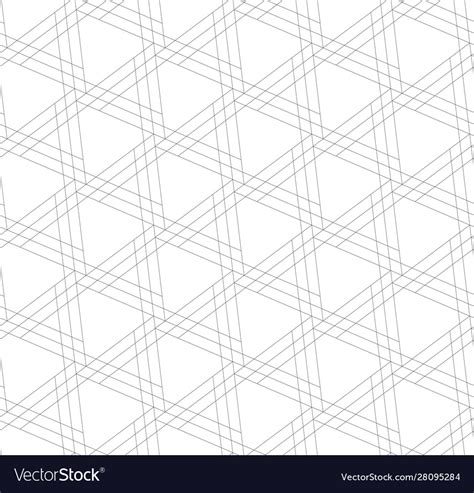 Abstract Geometric Seamless Linear Pattern Vector Image