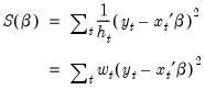 EViews Help Weighted Least Squares