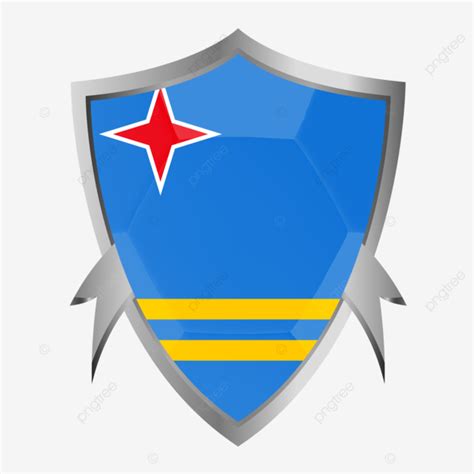 2022년 은방패 월드컵 아루바 국기 아루바 깃발 쉴드 Png 일러스트 및 Psd 이미지 무료 다운로드 Pngtree