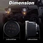 2007 2018 For Jeep Wrangler Jk Combo 7 Round Led Headlights Turn Signal Lights Ebay