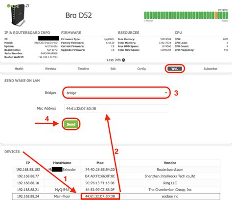 Mikrotik Wol Wake On Lan Magic Packet Admiral Platform
