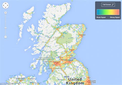 Map Reveals Mobile Coverage Across The UK And Which Network Is Best In YOUR Area Daily Mail Online