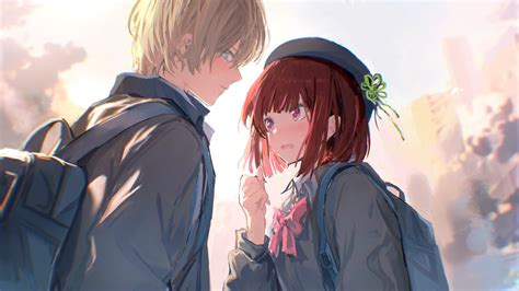 Arima Kana And Hoshino Aquamarine Oshi No Ko Drawn By Axyyo Danbooru