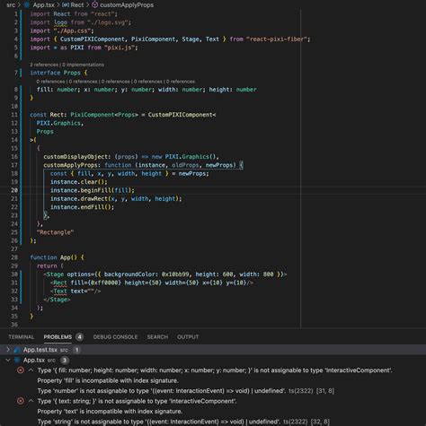 TS 4 2 3 And PIXI Js 6 0 2 Throws TS Error Issue 210 Michalochman