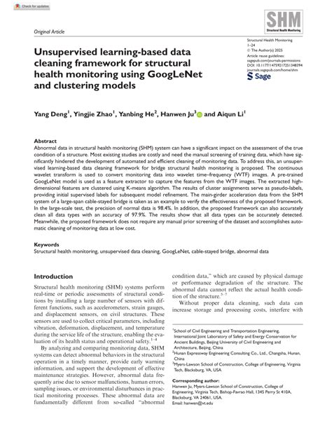 Pdf Unsupervised Learning Based Data Cleaning Framework For