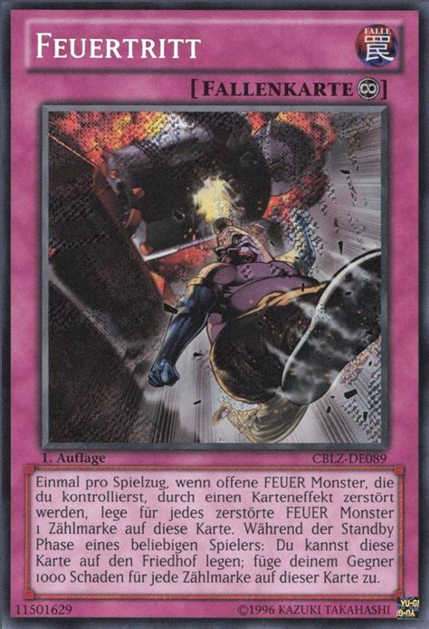 Recollectibles Sammelkarte Yugioh Karte Feuertritt Yu Gi Oh Karte