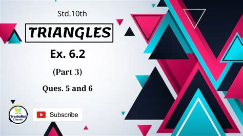 Triangles Class 10 [part 3] Youtube
