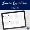Linear Equations And Graphs Matching Activity Miss Kuiper S Classroom