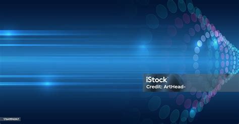 어두운 배경에 빅 데이터 시각화 여러 가지 색상의 선배열입니다 데이터 구조화의 하이테크 개념 정보의 미래 조각화 과학에 대한 스톡 벡터 아트 및 기타 이미지 Istock