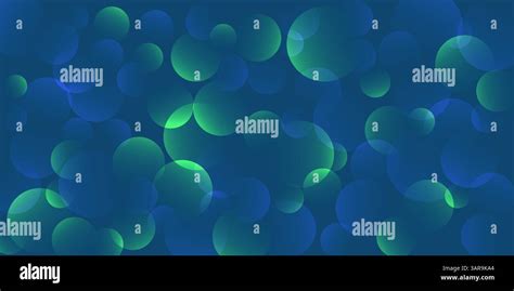 A Dark Blue Abstract Background With Colorful Overlapping Translucent Circles And Gentle
